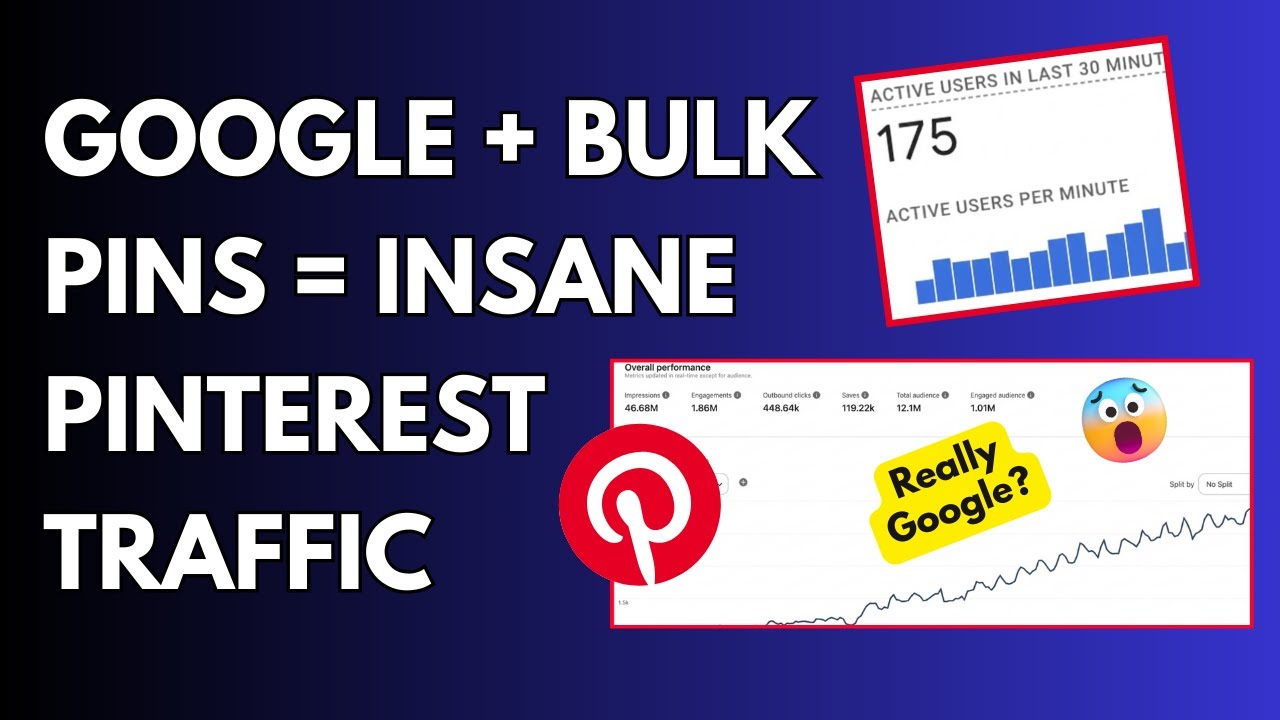 Google + Bulk Pin Pinterest Strategy For 4X Traffic - YouTube
