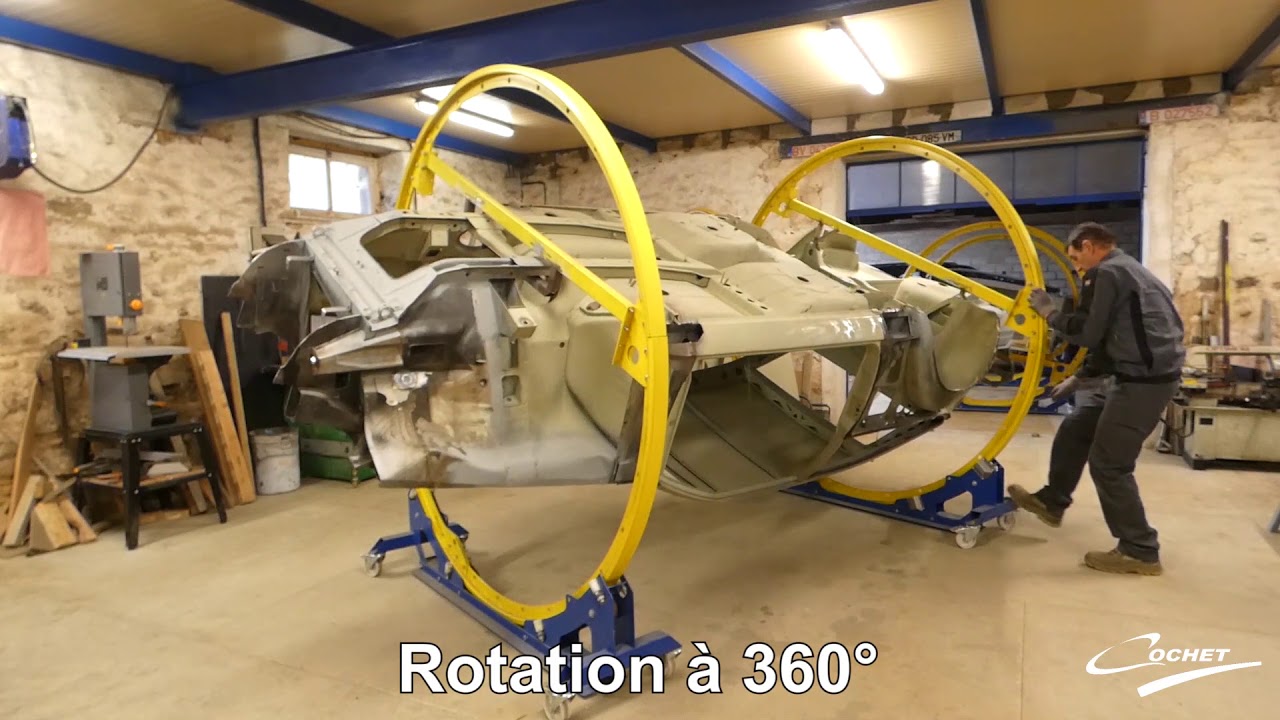 RETOURNEUR ou ROTISSOIRES pour carrosserie de voiture - YouTube