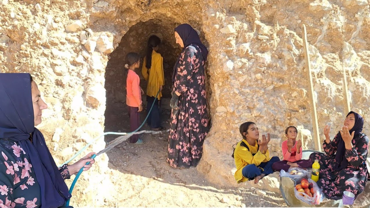 The Mother and the Magic Spring: Story of Wetting the Cave to Make ...