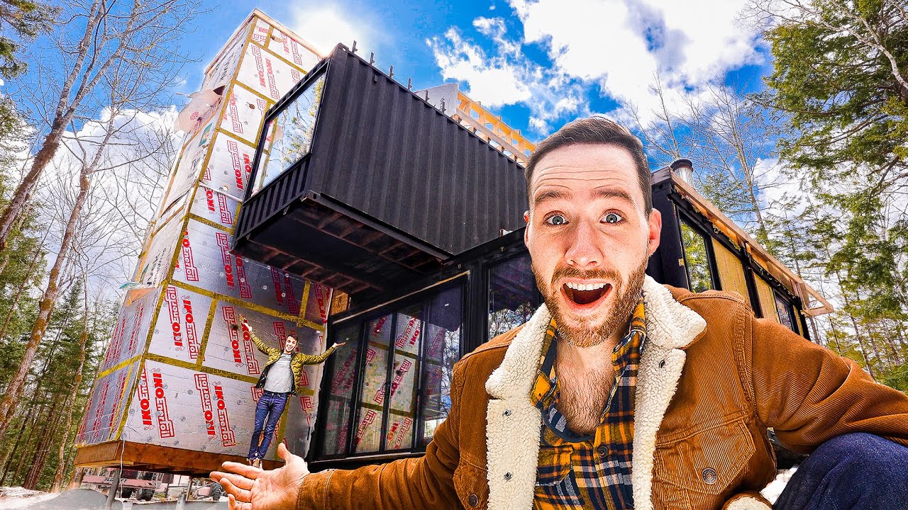 Shipping Container Home gets a MAJOR EXPANSION! - YouTube