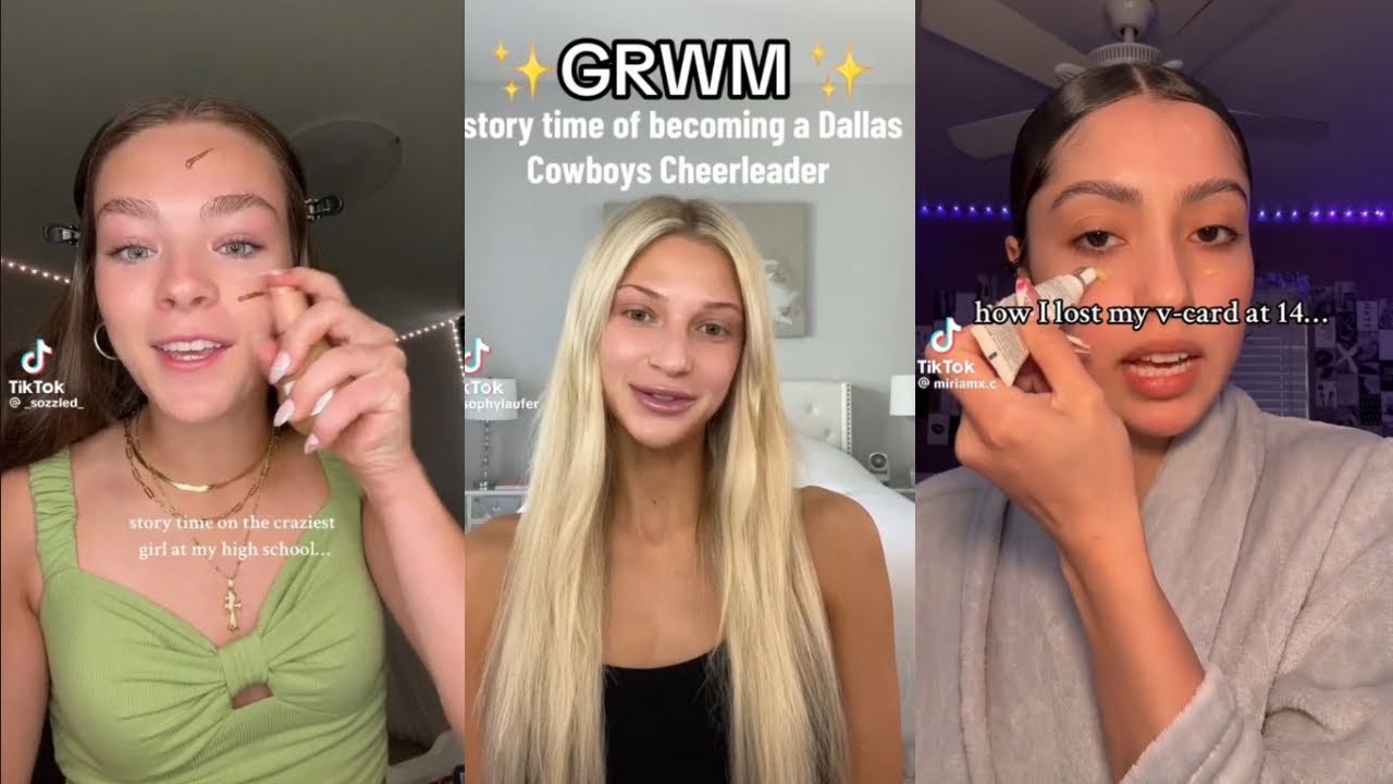 GRWM STORYTIME TIKTOK COMPILATION - YouTube