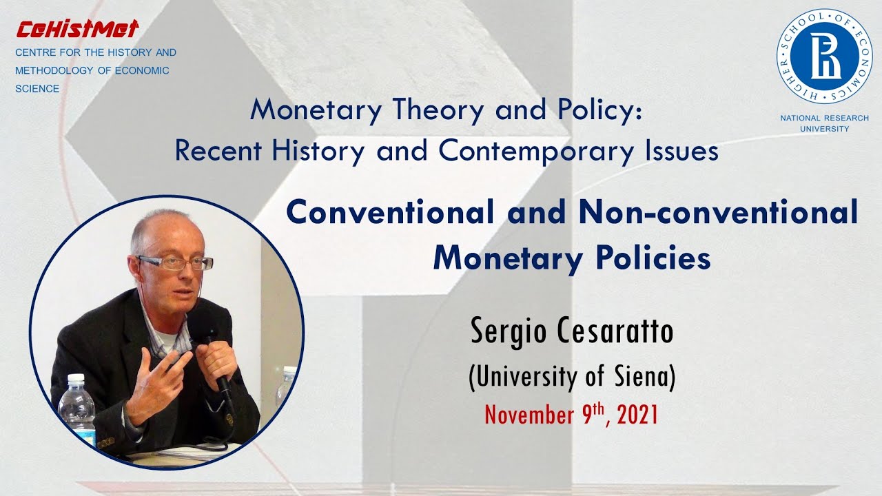 S. Cesaratto — Conventional and Non-conventional Monetary Policies ...