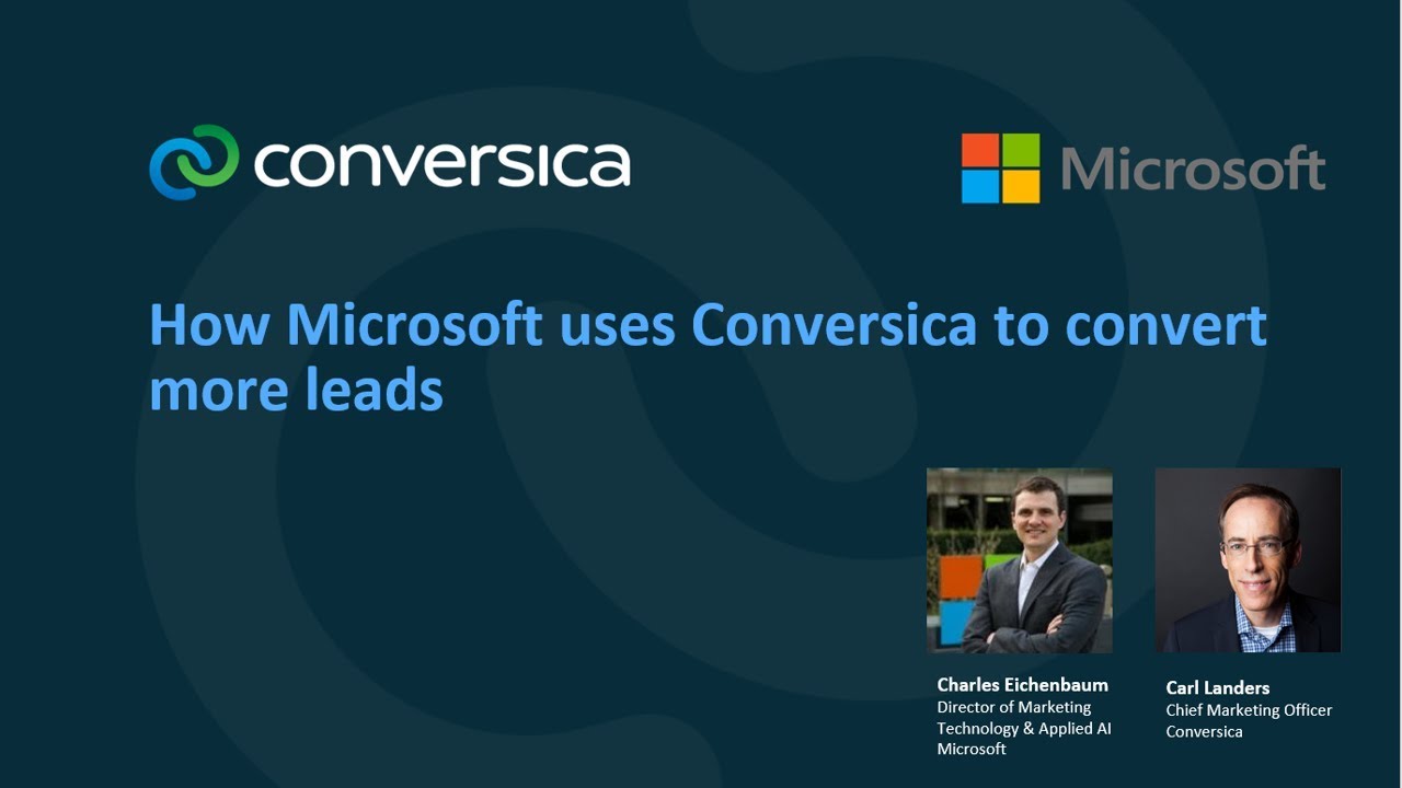 How Microsoft Uses Conversica to Convert More Leads - YouTube