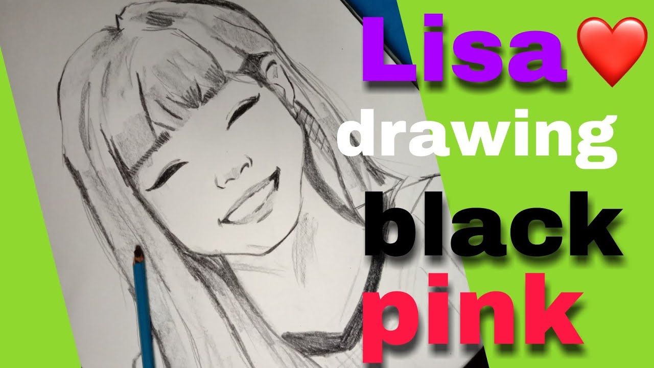 Lisa pencil drawing / pencil drawing /K-pop idol drawing /lisa mahoban ...