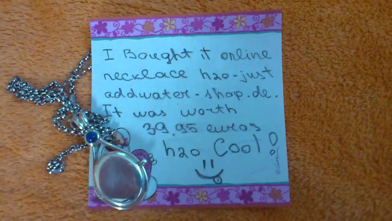 h2o Cleos locket - YouTube