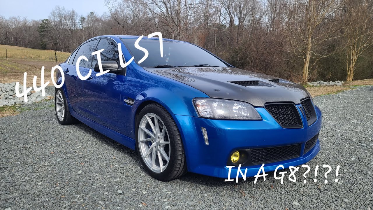 We put a 440 CI LS7 in our 2009 G8 GT! Baseline dyno before we swap to a BTR Trinity. - YouTube