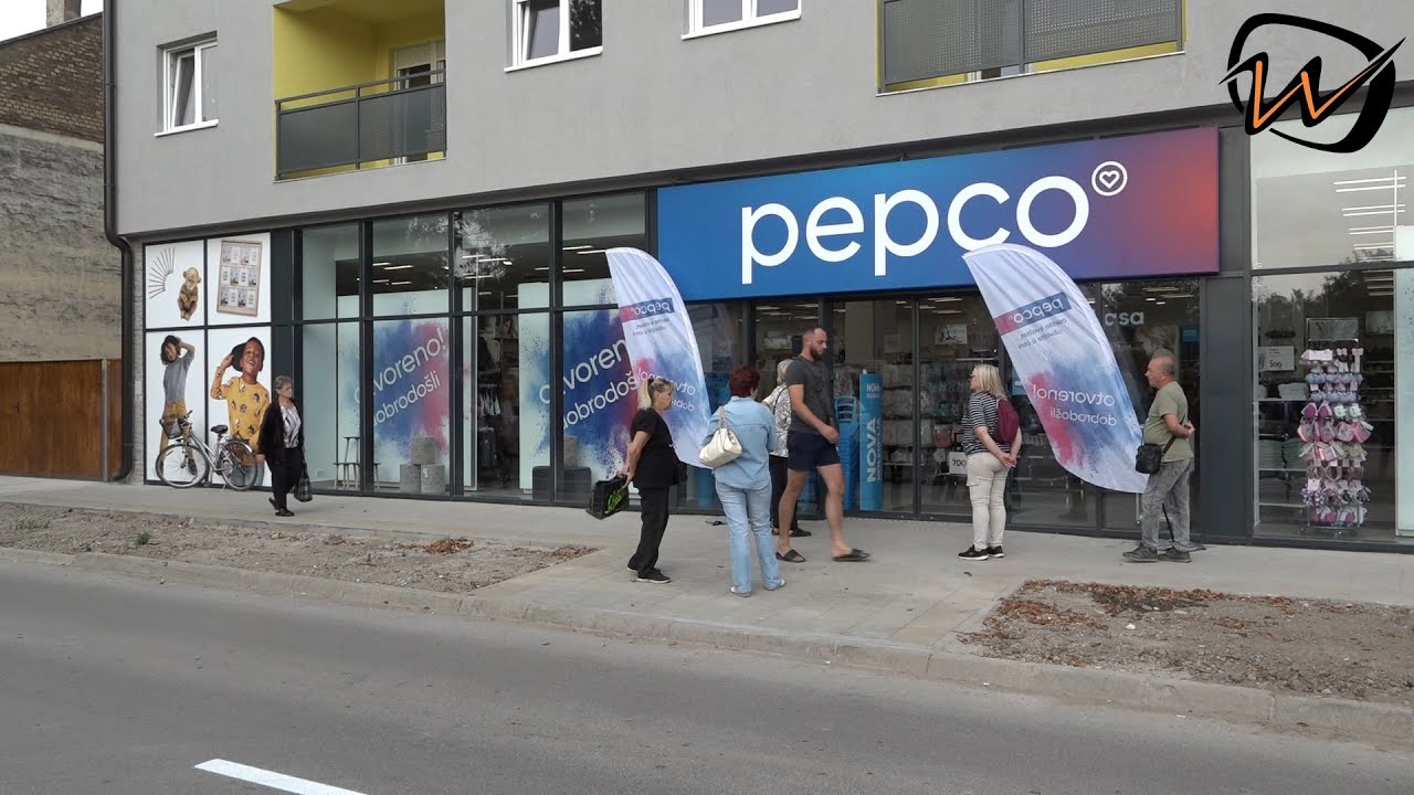 U Bečeju danas svečano otvorena prodavnica „Pepco” - YouTube