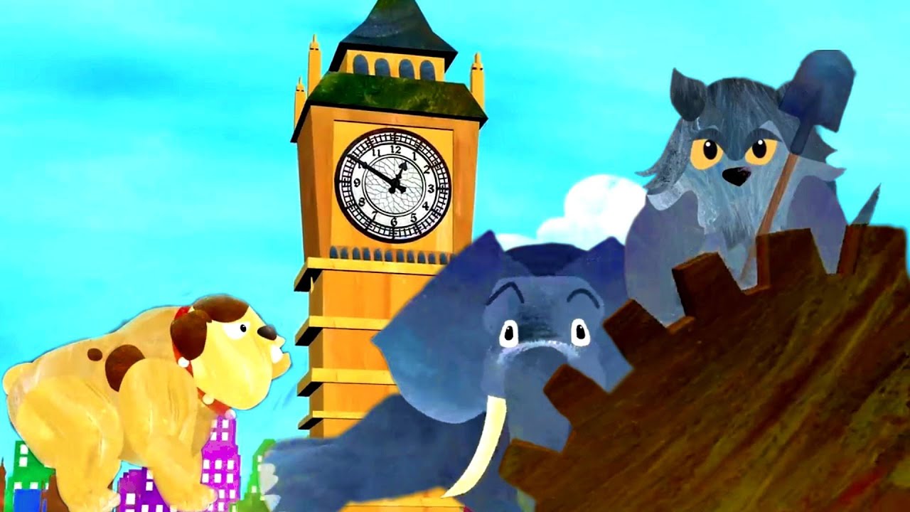 HICKORY DICKORY DOCK ANIMAL VERSION.... - YouTube