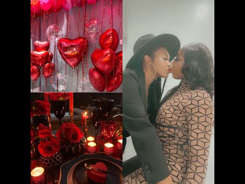 THE MOST ROMANTIC VALENTINES DAY surprise! (She CRIED) | Lesbian Valentine's Day Vlog 💕