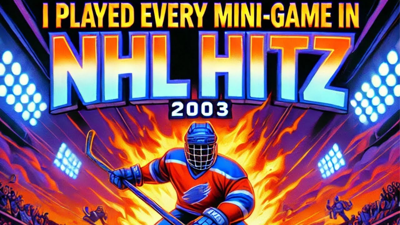 Playing Every Mini-Game In NHL Hitz 2003 - YouTube