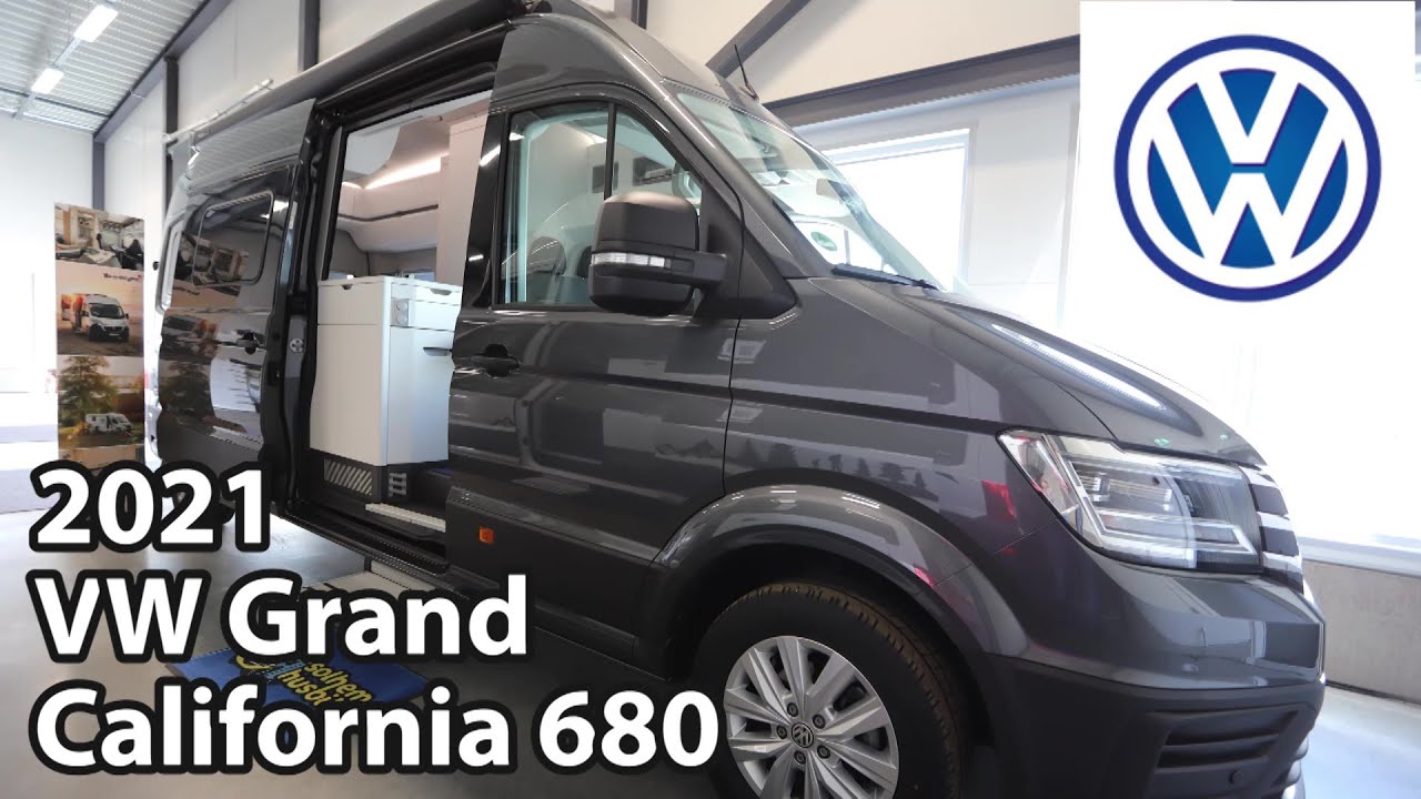 Volkswagen Grand California 680 2021 Camper Van 6,84 m - YouTube