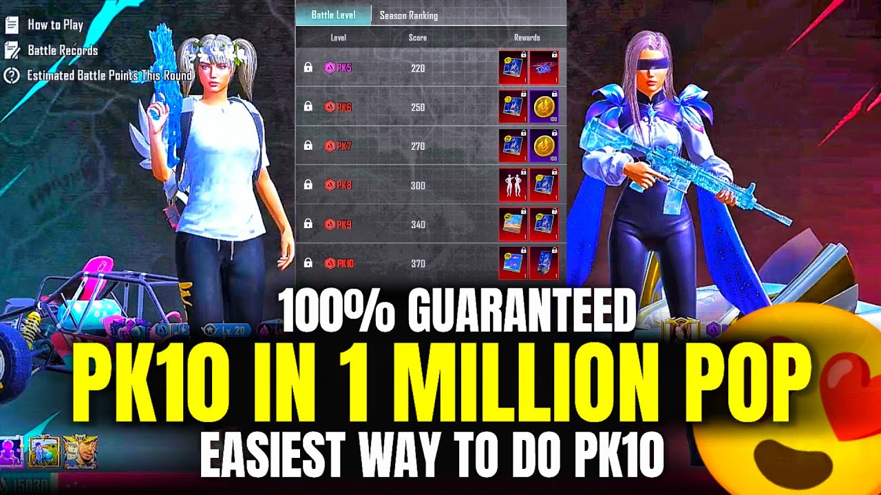 How to do Pk10 In ONE MILLION Popularity | Best Explanation EVER | 100% ...