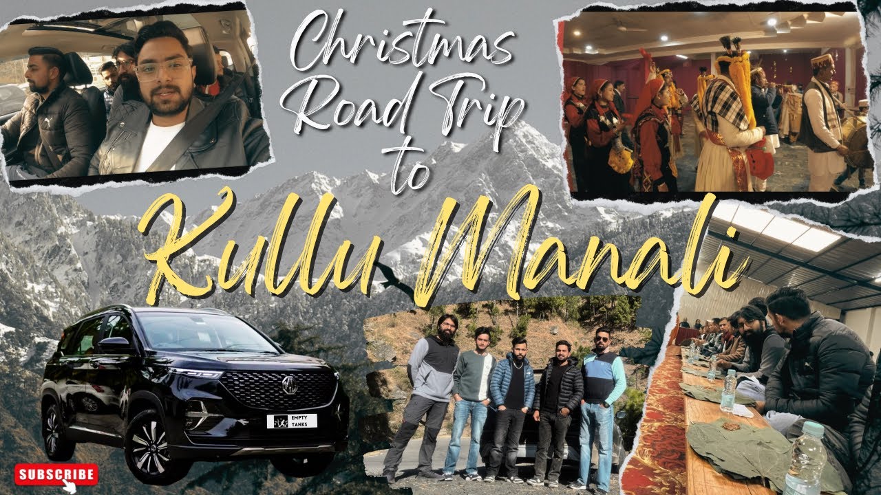 Winter Road Trip to Kullu Manali | Traffic Jam?| Road Condition ...