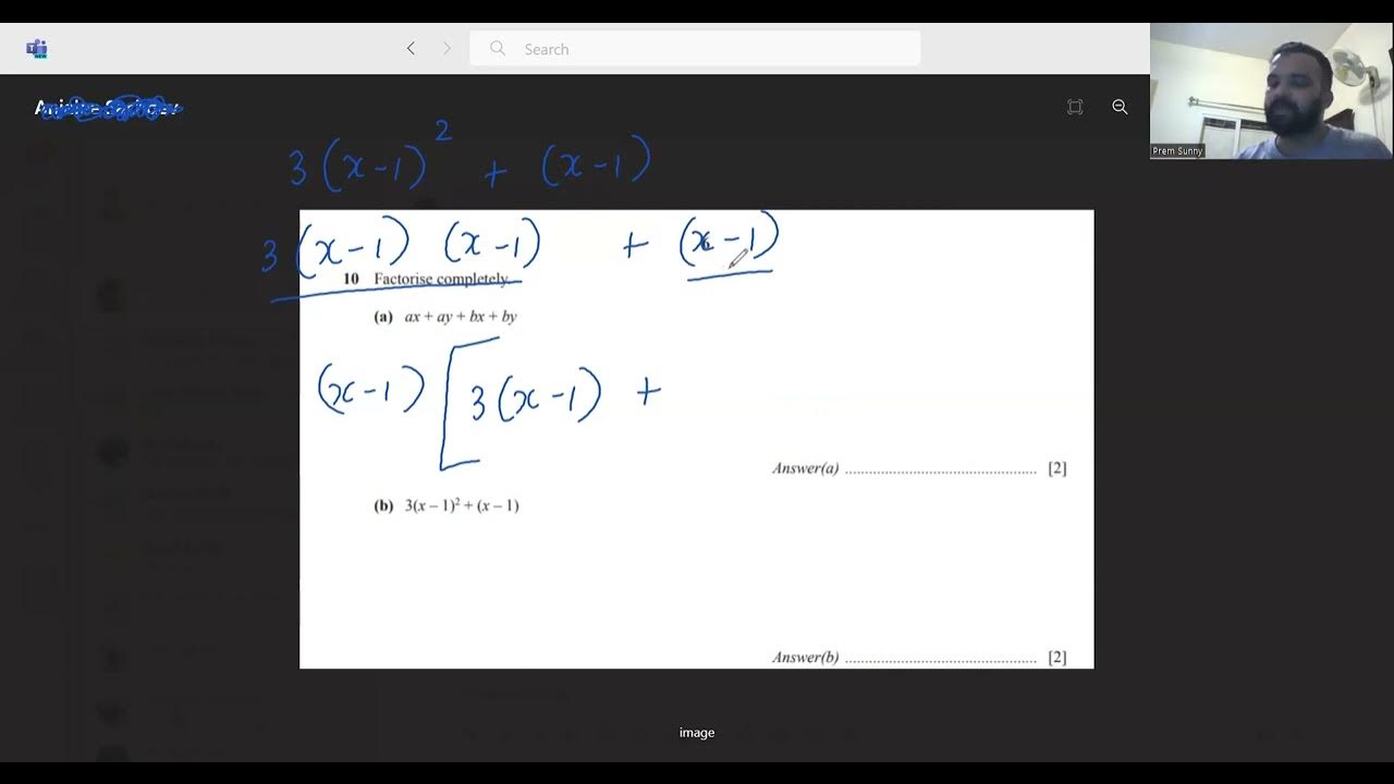 Igcse O580 Factorisation Factorisation Algebra Igcsemaths Youtube