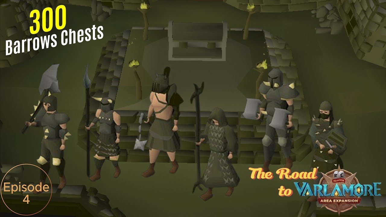 Loot from 300 Barrows chests - Road to Varlamore episode 4 - YouTube