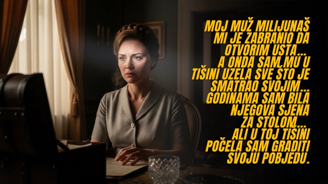 Moj muž milijunaš mi je zabranio da govorim… pa sam mu uzela ...