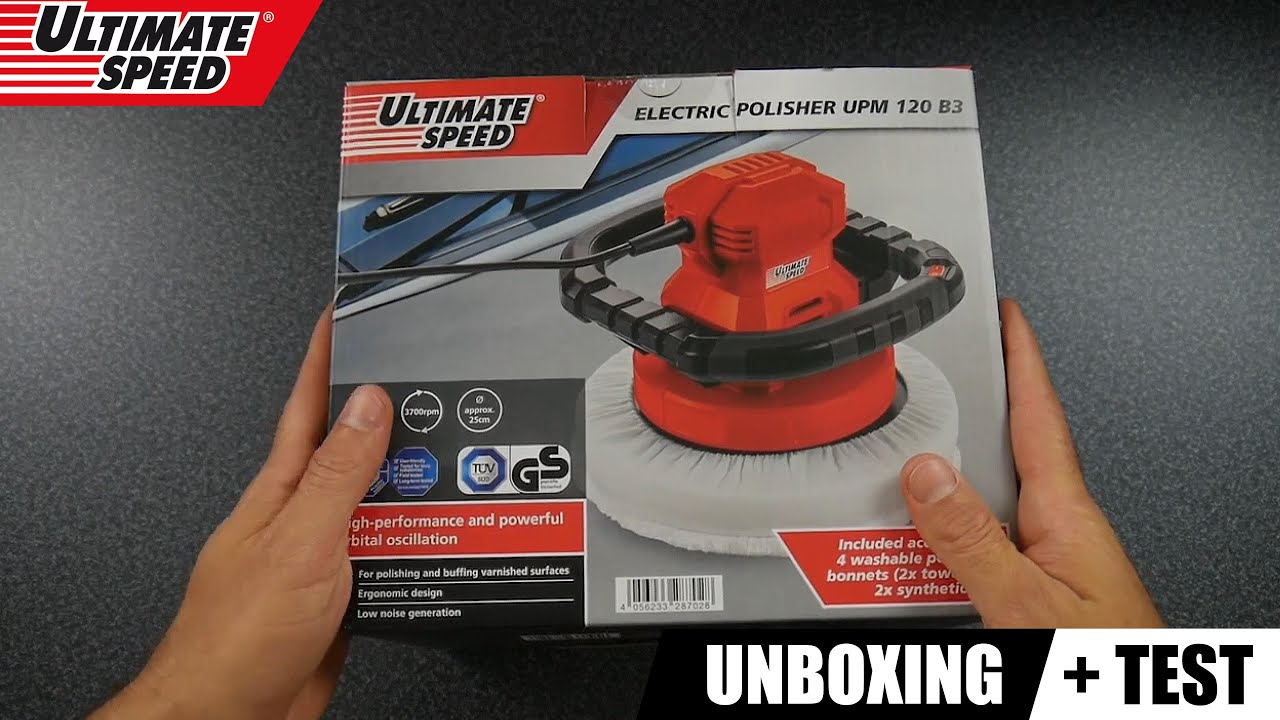 Ultimate Speed Electric Polisher UPM 120 - Unboxing - YouTube