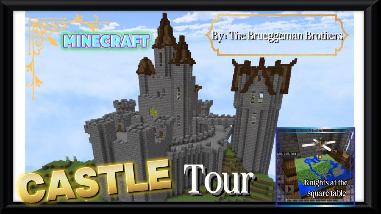 Minecraft CASTLE TOUR: part one - YouTube