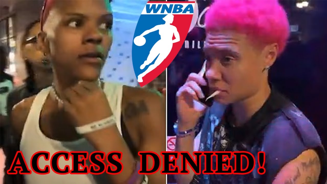 ENTITLED Pink Haired WNBA players FIND OUT they're NOBODIES! Bouncer ...