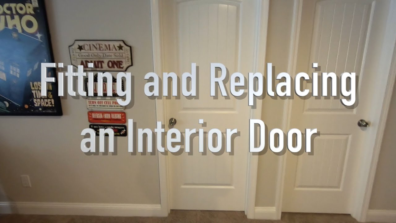 Fitting and Replacing an Interior Door - YouTube
