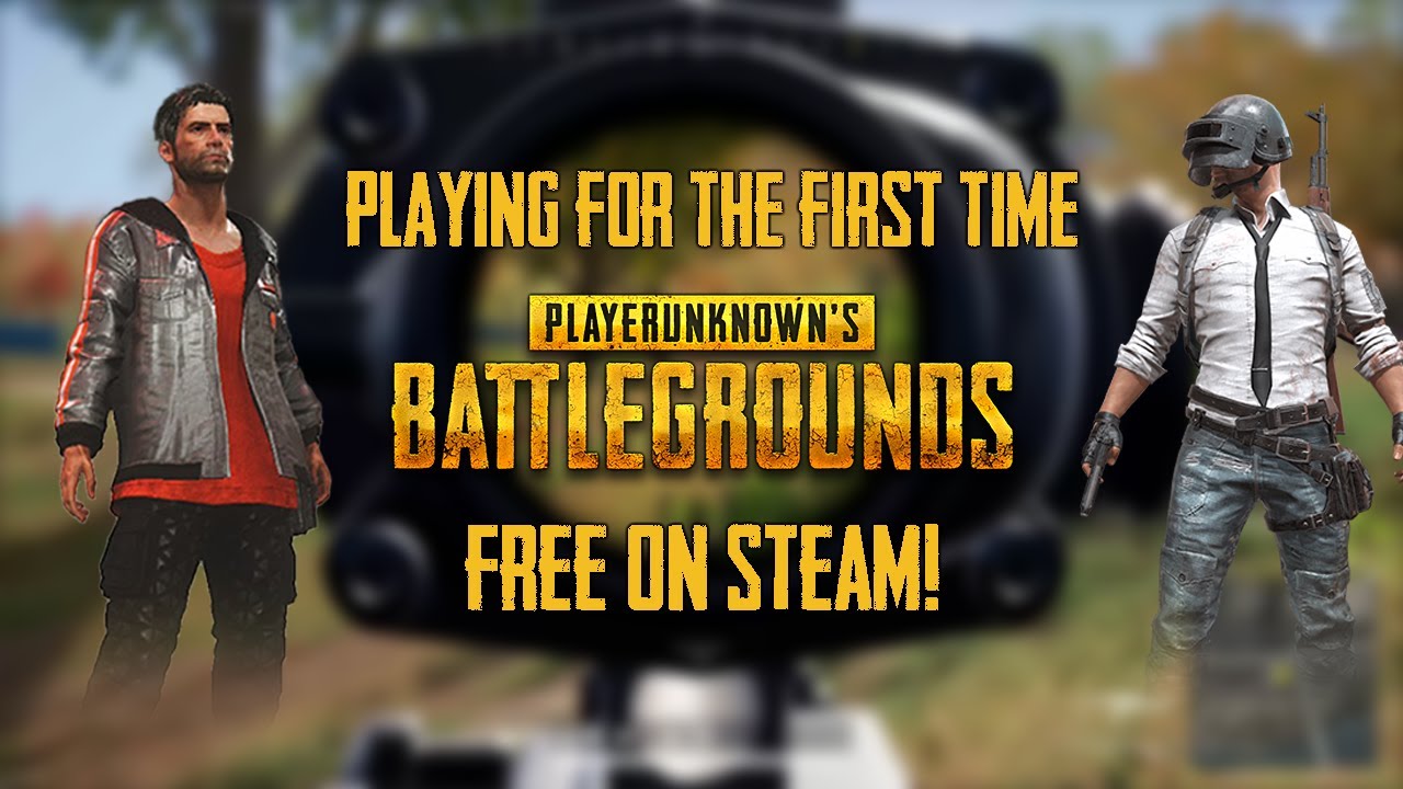 First time playing PUBG on Pc! PUBG free on Steam! - YouTube