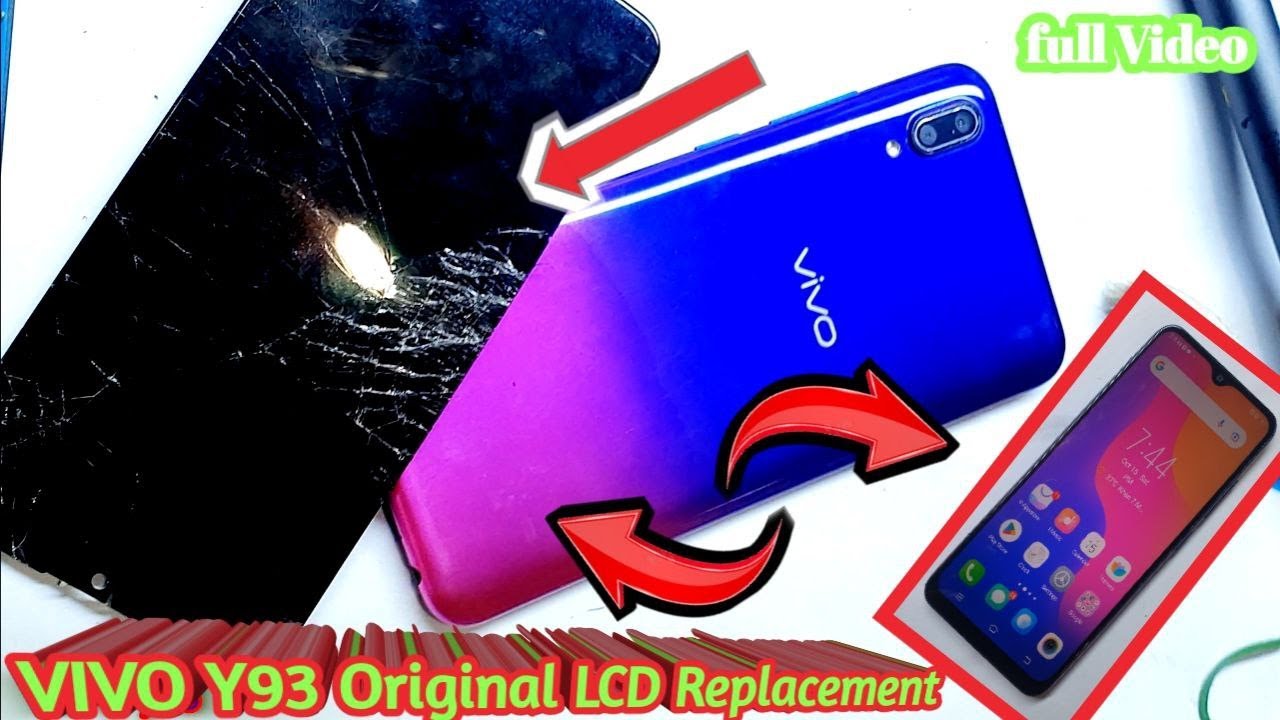 Vivo Y93 1815 Display Replacement working 100\100 - YouTube