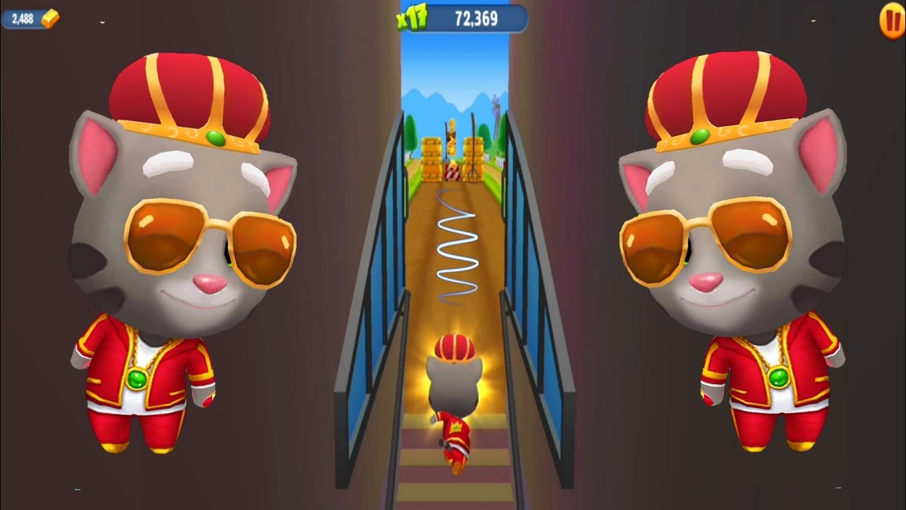 Talking Tom Gold Run - How To Unlock King Tom With Firecracker ( iOS ...