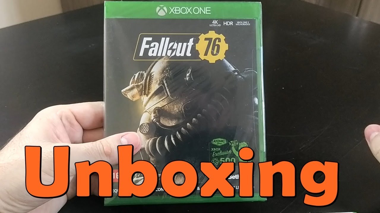 Fallout 76 - Xbox One - UNBOXING - YouTube