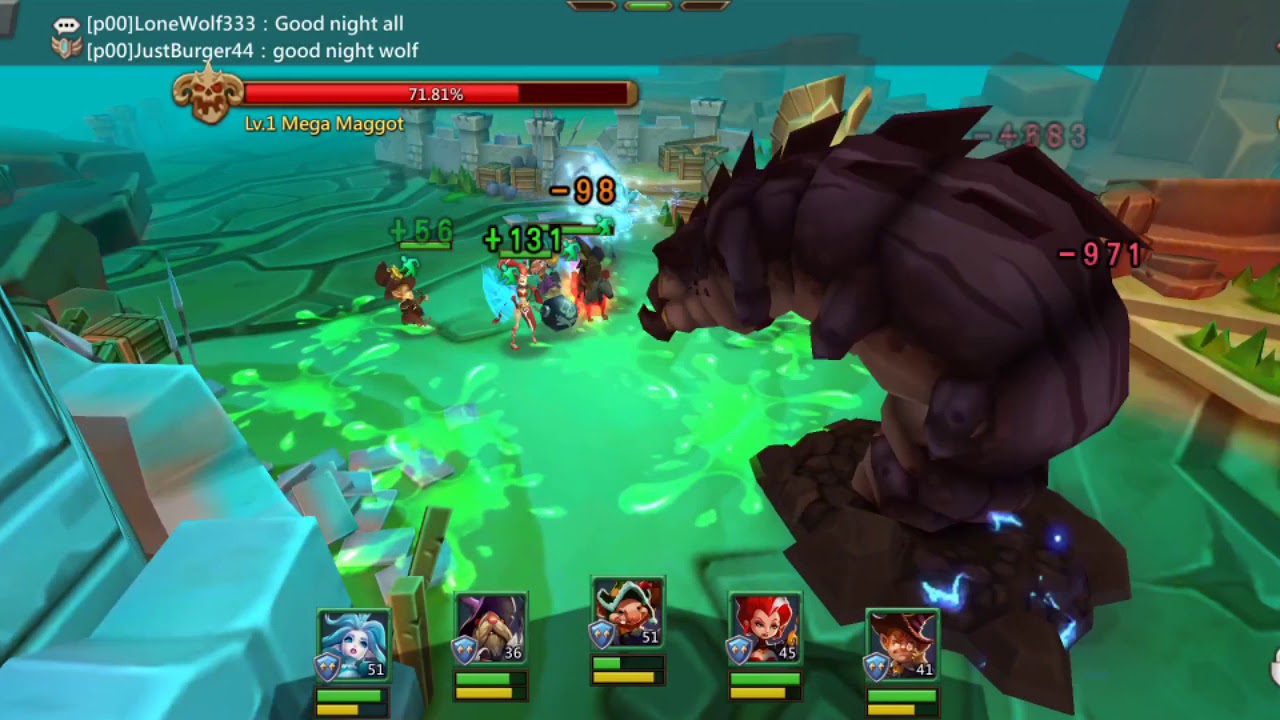 Lords Mobile | Kill MEGA Maggot Lv1 - YouTube