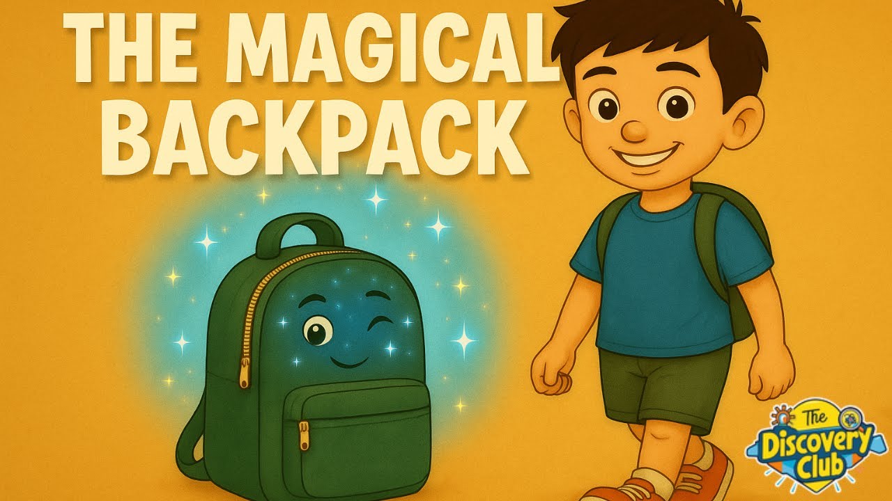 The Magical Backpack | Back to School Story for Kids #TheDiscoveryClub ...