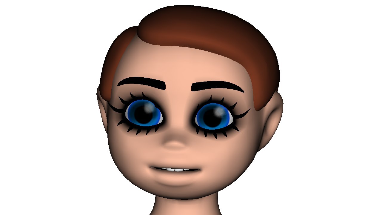 Modelling a Simple Nose for Our 3D Animated Character - YouTube