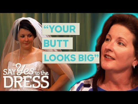Entourage Complains Bride’s “Butt Looks Big” In The Dress | Say Yes To The Dress: Atlanta