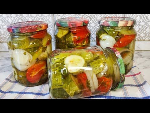 Qışa Hazırlıq | Qarışıq Qış Salatı, Asorti Salat Hazırlanması 
