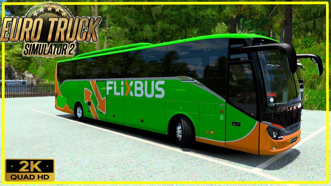ETS2 MOD BUS MAPA PROJECT JAPAN | ULTRAWIDE 2K | SETRA s516HD FLIXBUS ...