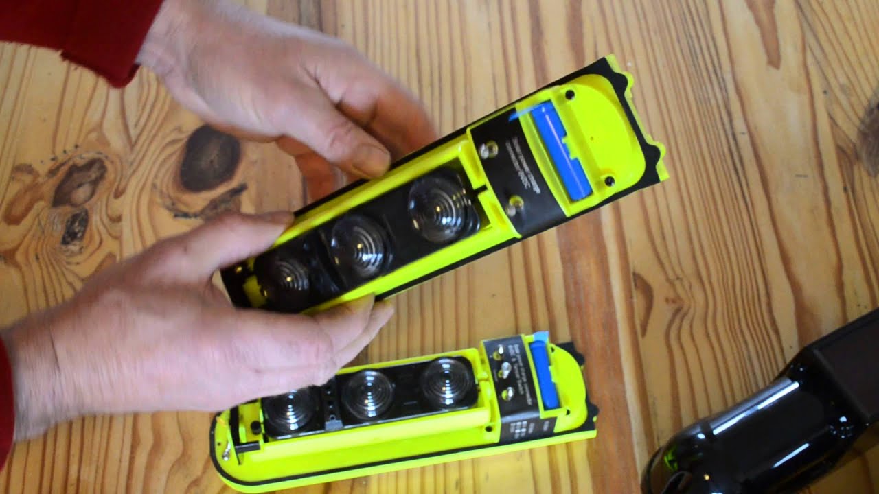 Solar powered,wireless infrared beams for perimeter alarms - YouTube