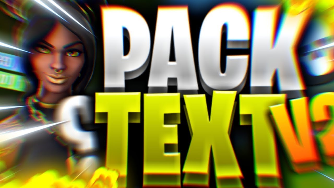MON PACK TEXT GFX V2 - YouTube