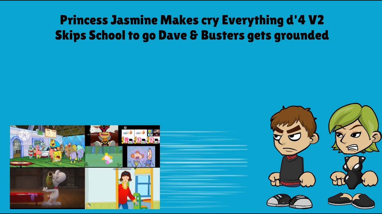 Princess Jasmine Makes cry Everything d'4 V2 Skips School to go Dave ...