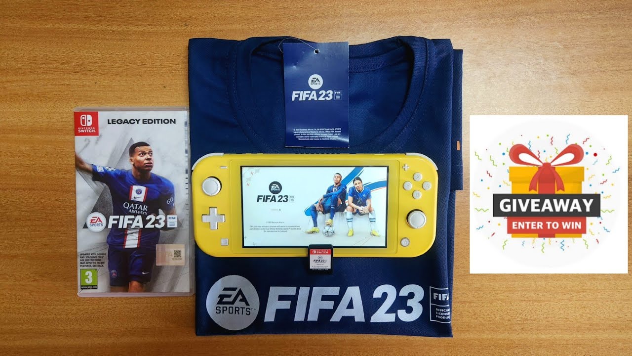 FIFA 23 Legacy Edition + FIFA 23 T-Shirt Unboxing, Gameplay + Giveaway ...