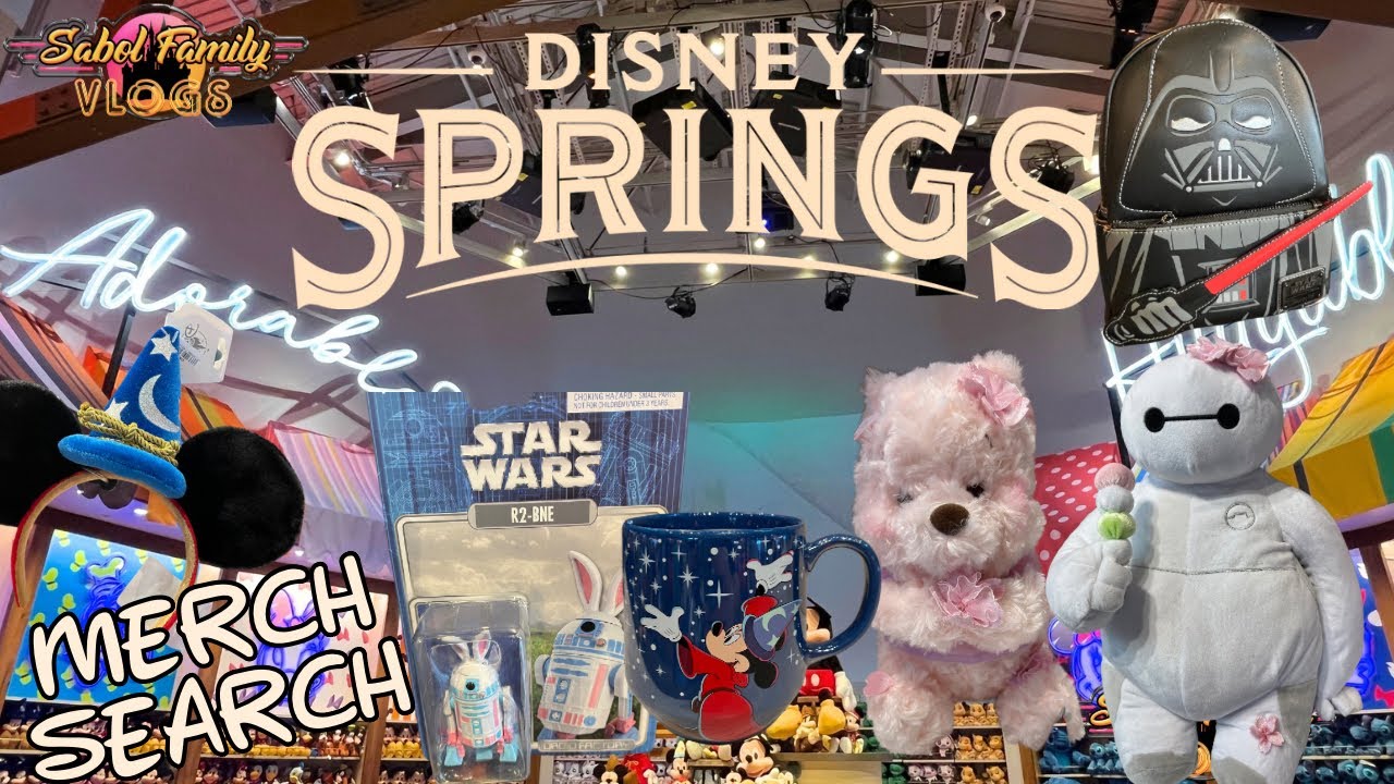 DISNEY SPRINGS NEW MERCHANDISE TOUR | February 2025 ~ Walt Disney World ...