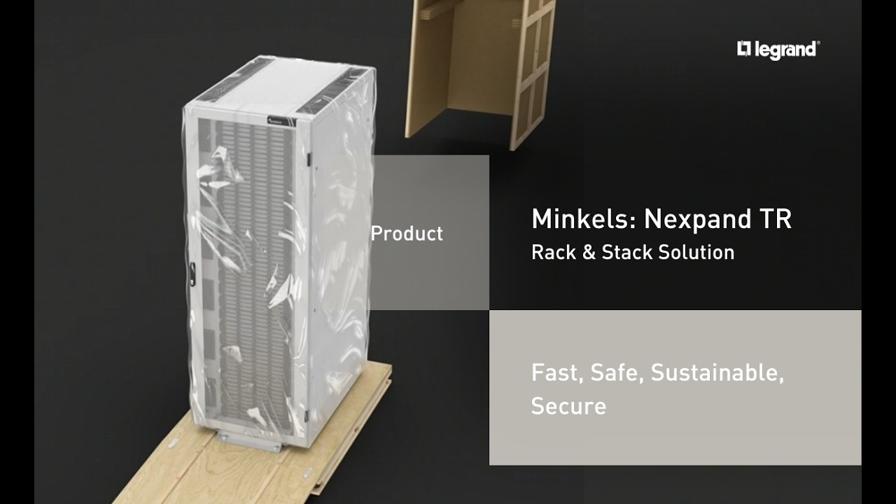 Minkels: Nexpand Transport Ready Rack | Racks & Cabinets - YouTube