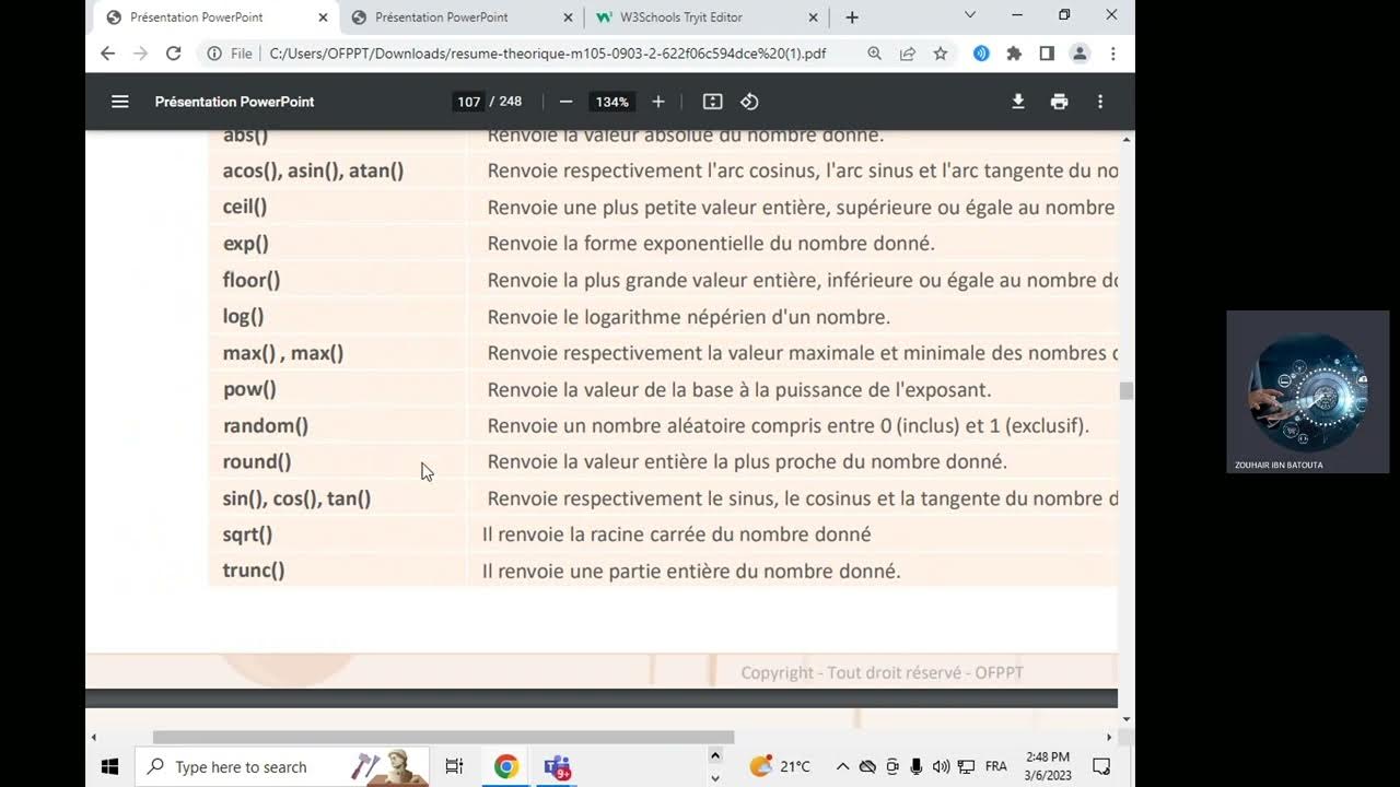 53. Javascript: Objet Date + Math - YouTube