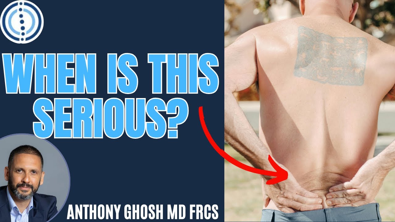 When is back pain serious? Spine surgeon explains. - YouTube