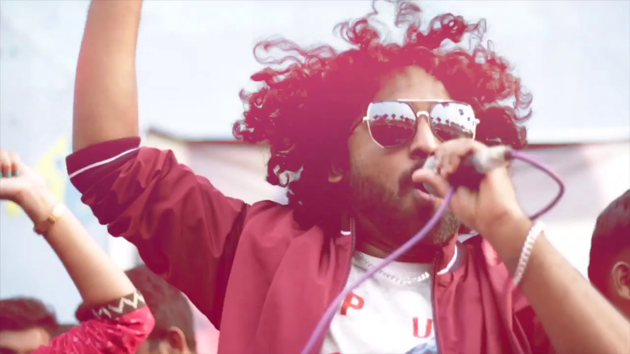 Sunny Austin | Trap Raja song performance @ TKR College - YouTube