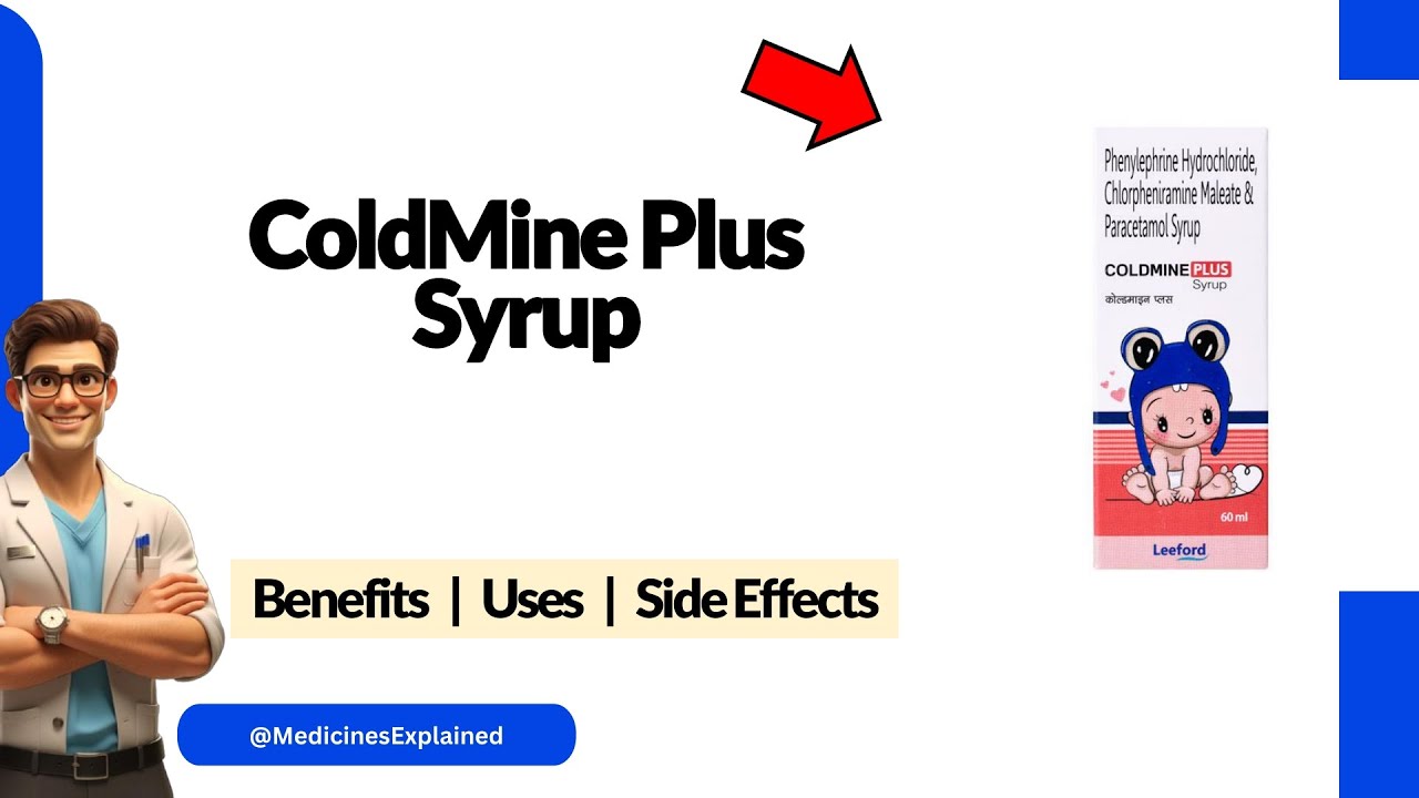 ColdMine Plus Syrup Uses | Side Effects & Dosage 💊 - YouTube