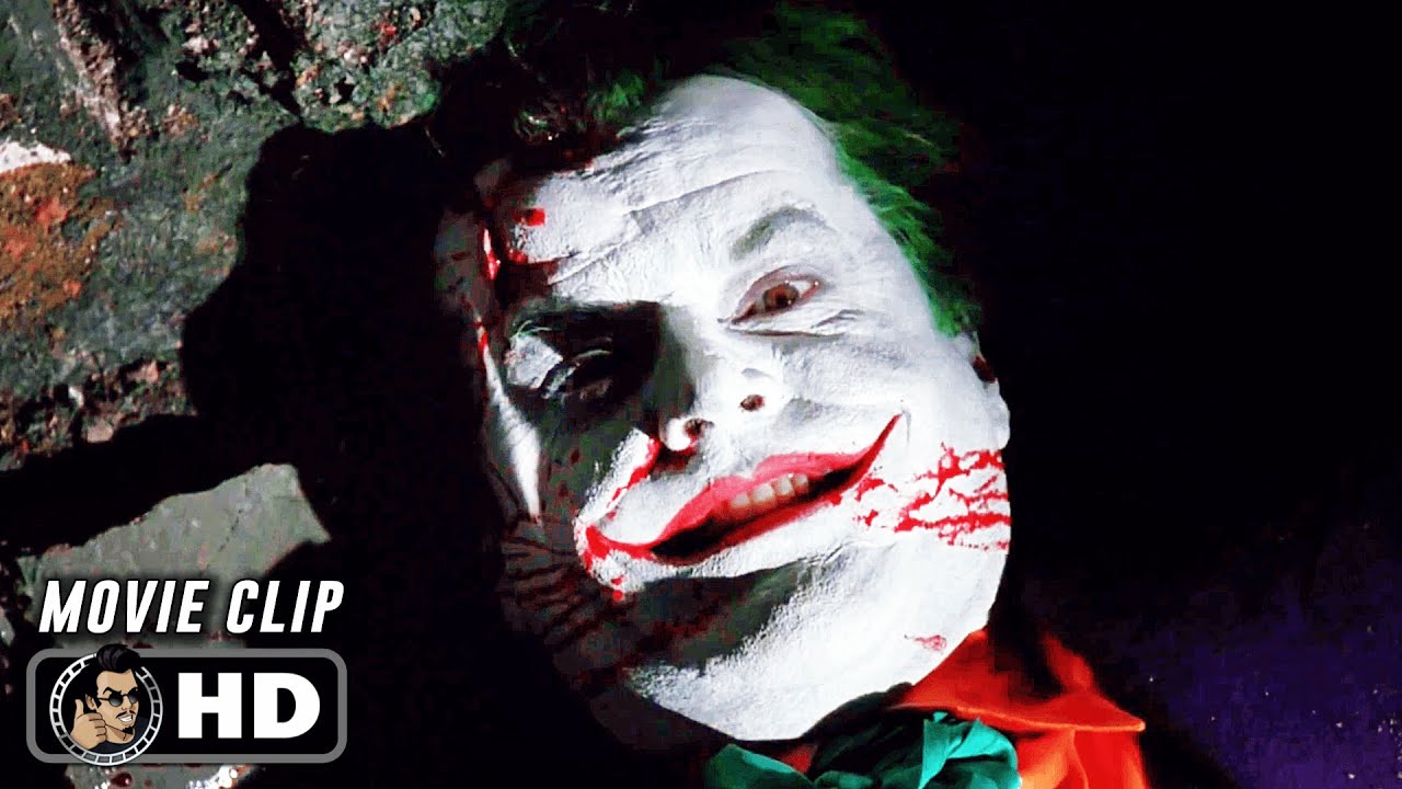 Joker's Fall Scene | BATMAN (1989) Jack Nicholson, Movie CLIP HD - YouTube