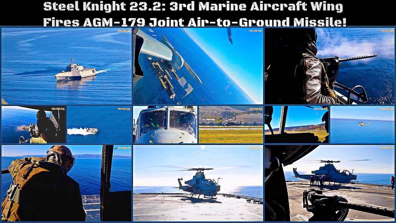 Steel Knight 23.2: 3rd Marine Aircraft Wing Fires AGM-179 Joint Air-to ...