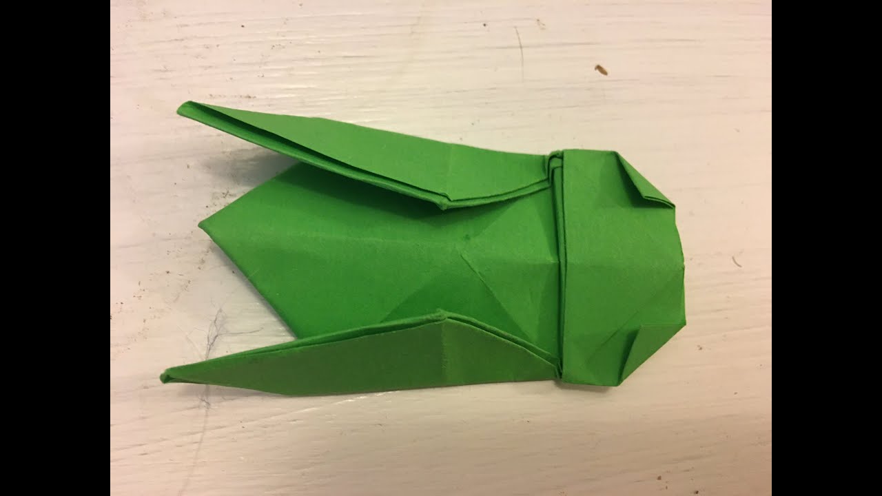 Cicada Origami Tutorial - YouTube