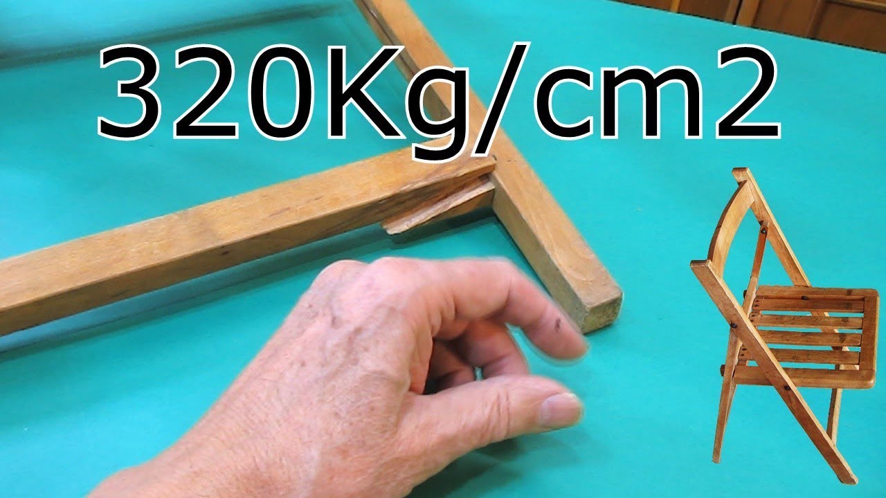 Silla rota. Arreglo definitivo - YouTube