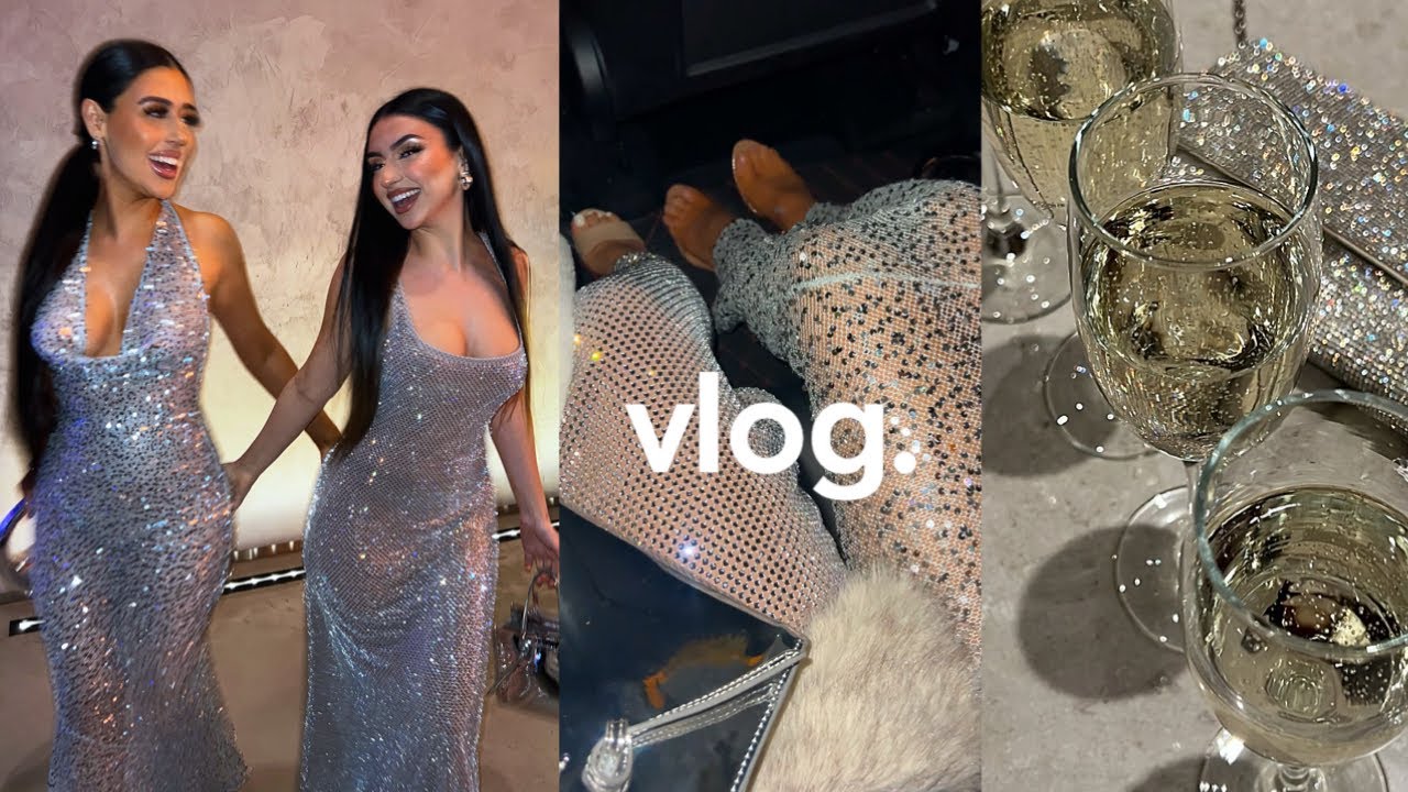 VLOG: glow up, awards night, sparkles & champagne | patrice conditsis ...