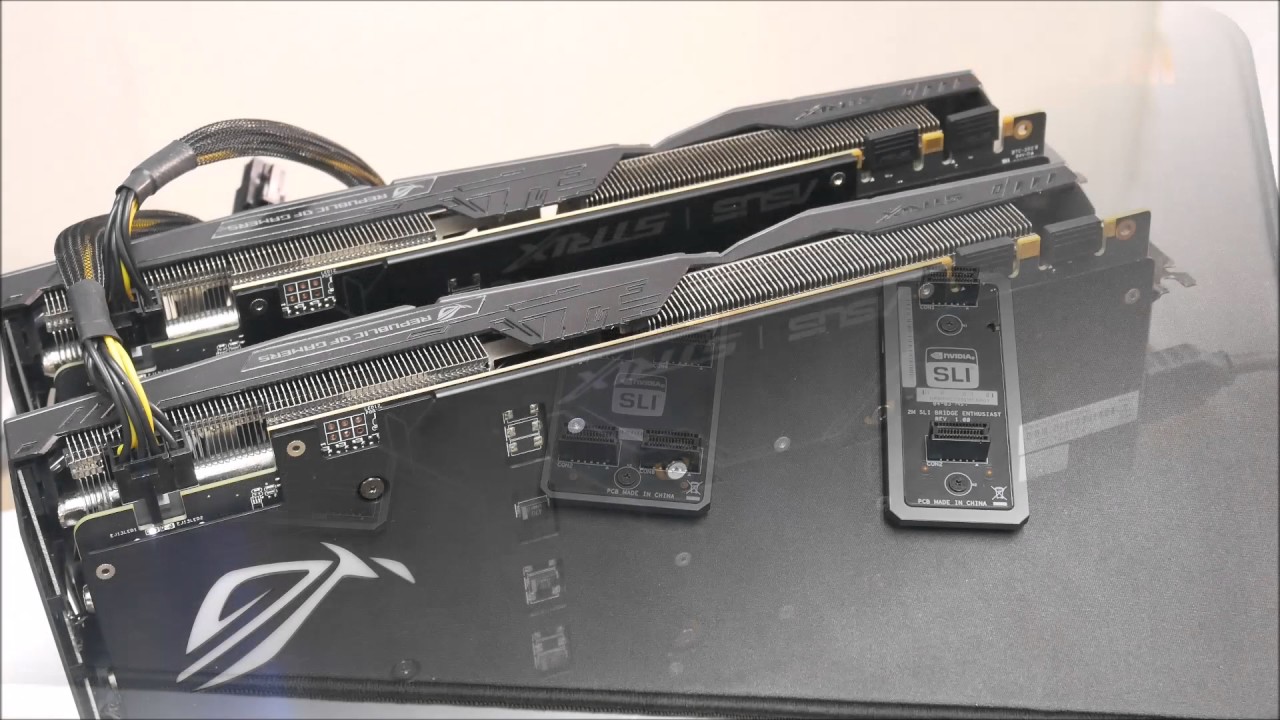 NVIDIA SLI 구성및 장착방법 안내 - YouTube